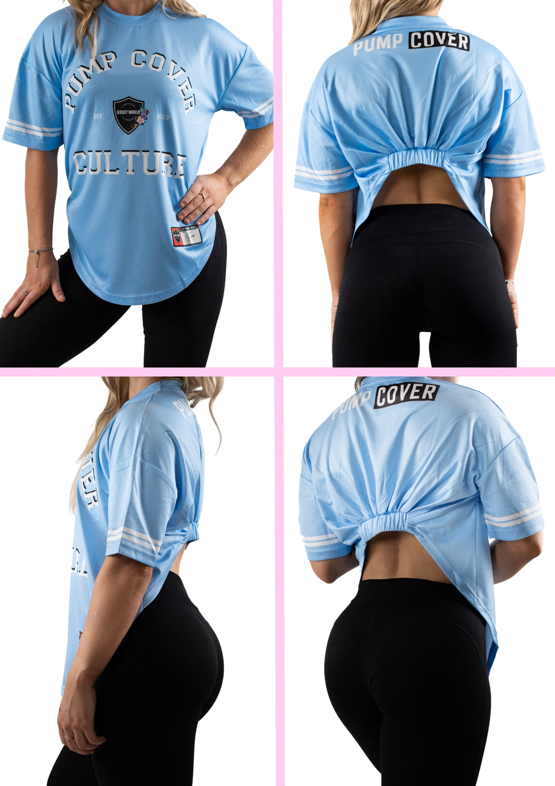 Jersey Pump Cover - Blue – Pump Cover | Best Pump Cover Shirts