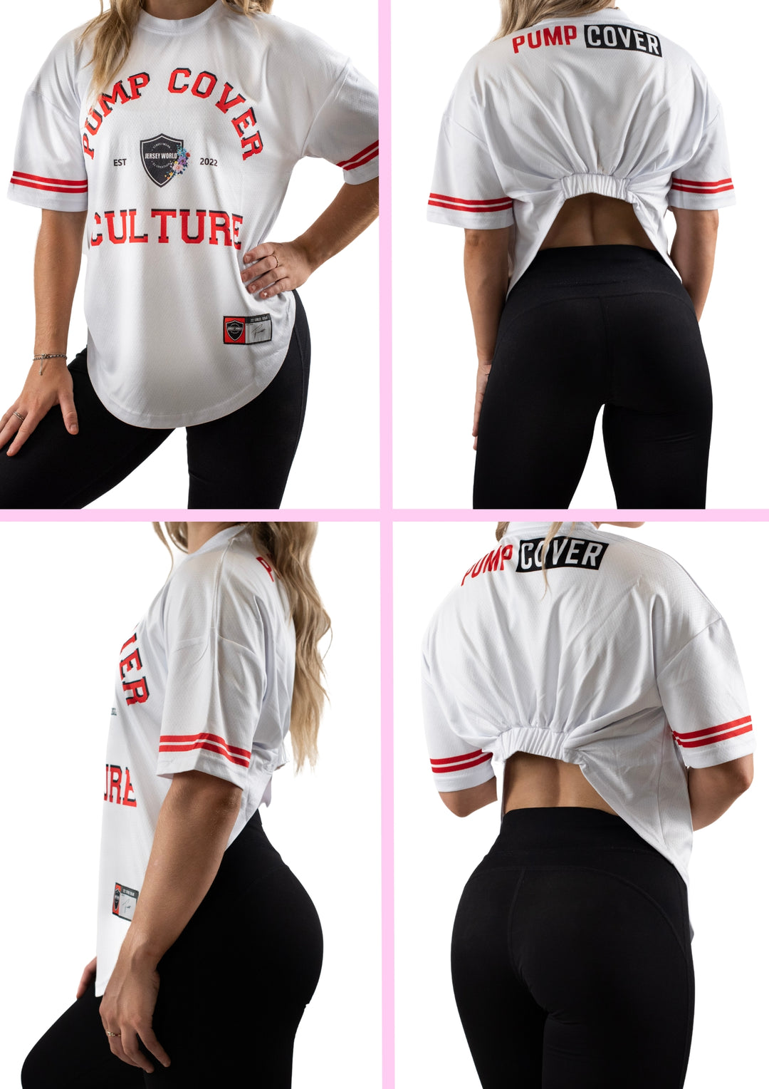 Jersey Pump Cover - White – Pump Cover | Best Pump Cover Shirts